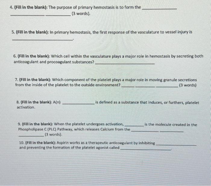 Solved 4. (fill in the blank): The purpose of primary | Chegg.com