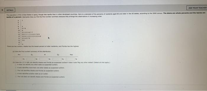 Solved DETAILS the han interessed und theo pently under mary | Chegg.com