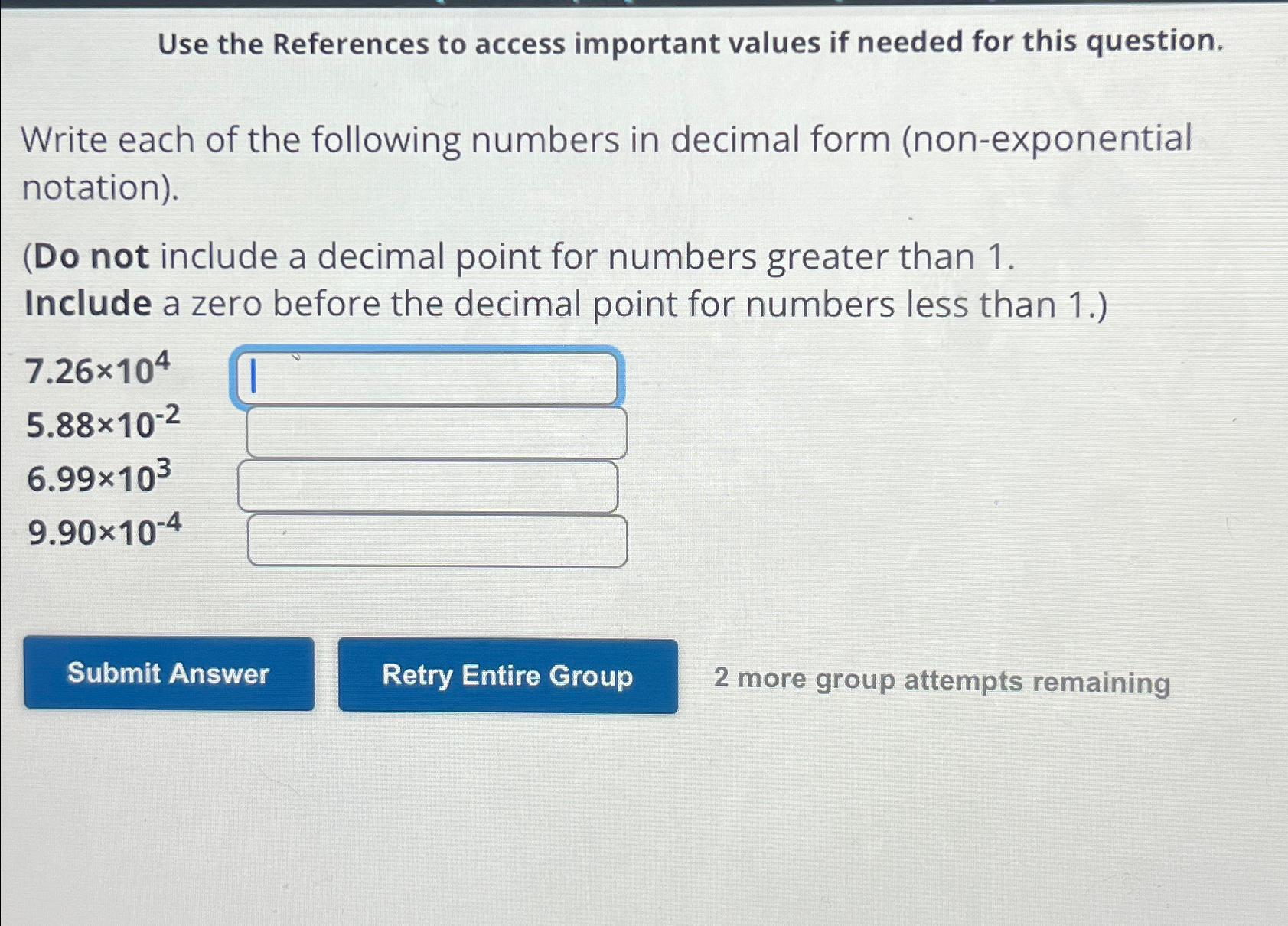 Solved Use the References to access important values if | Chegg.com