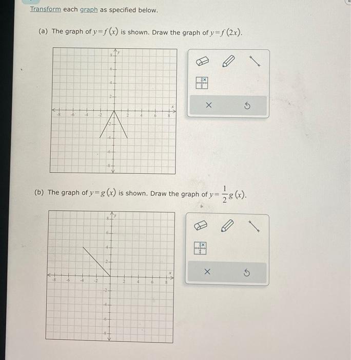 Solved A The Graph Of Y F X Is Shown Draw The Graph Of