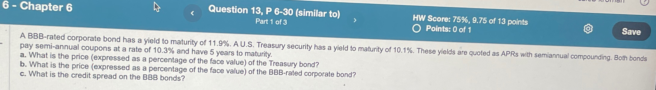 Solved A BBB-rated corporate bond has a yield to maturity of | Chegg.com