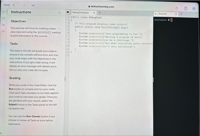 Solved Objectives ft This program displays oome output*/ | Chegg.com