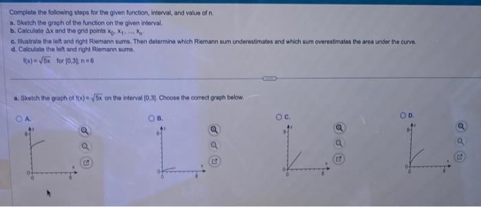 Solved Complete the following stopa for the given function, | Chegg.com