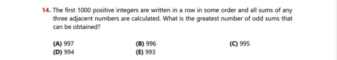 Solved The first 1000 ﻿positive integers are written in a | Chegg.com
