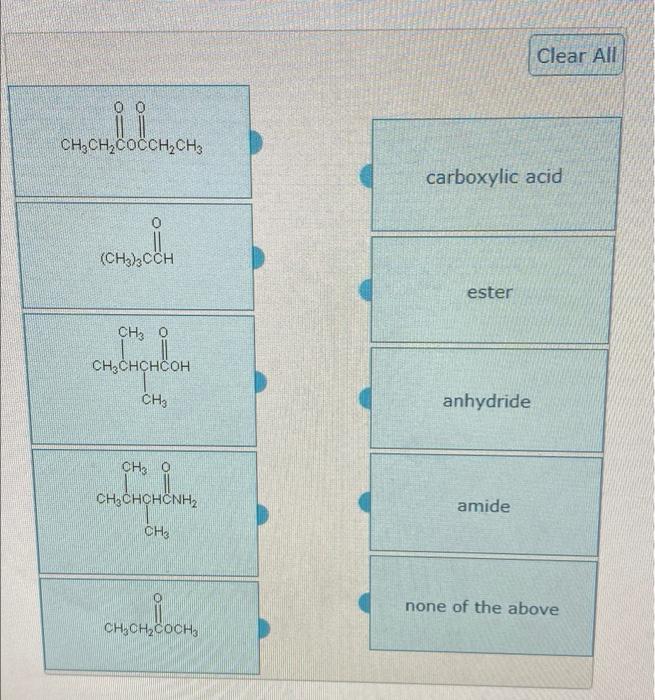 Solved Clear All 0 Сн,сненсоснасны Сн, Сн,сн,снёмн | Chegg.com