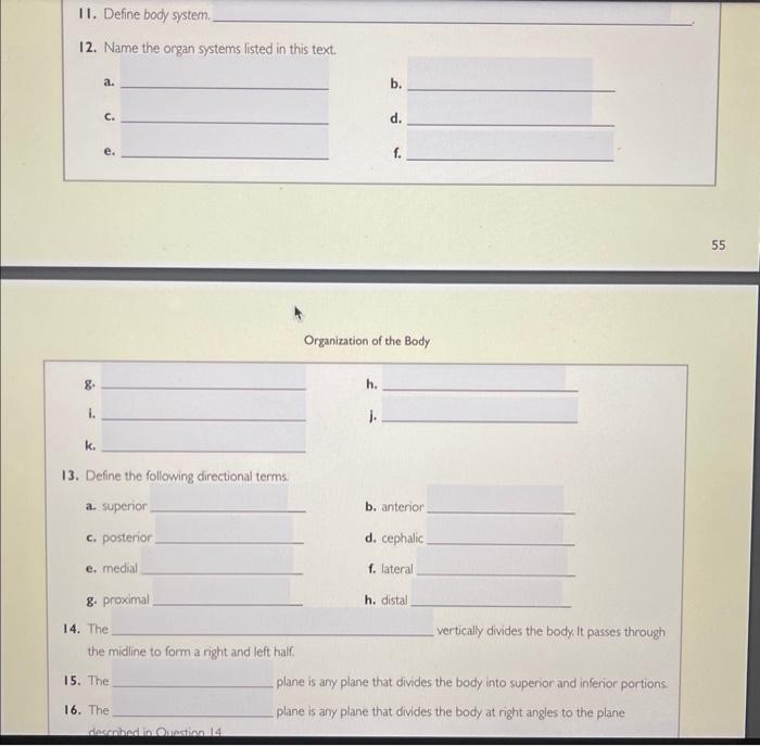 Solved Write your answers to the following questions. 1. The | Chegg.com
