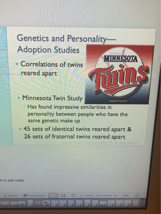 Solved 55) The Minnesota Twin Study found that the | Chegg.com