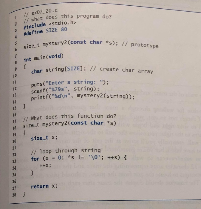 Solved 7.19 What does this program do, assuming that the | Chegg.com