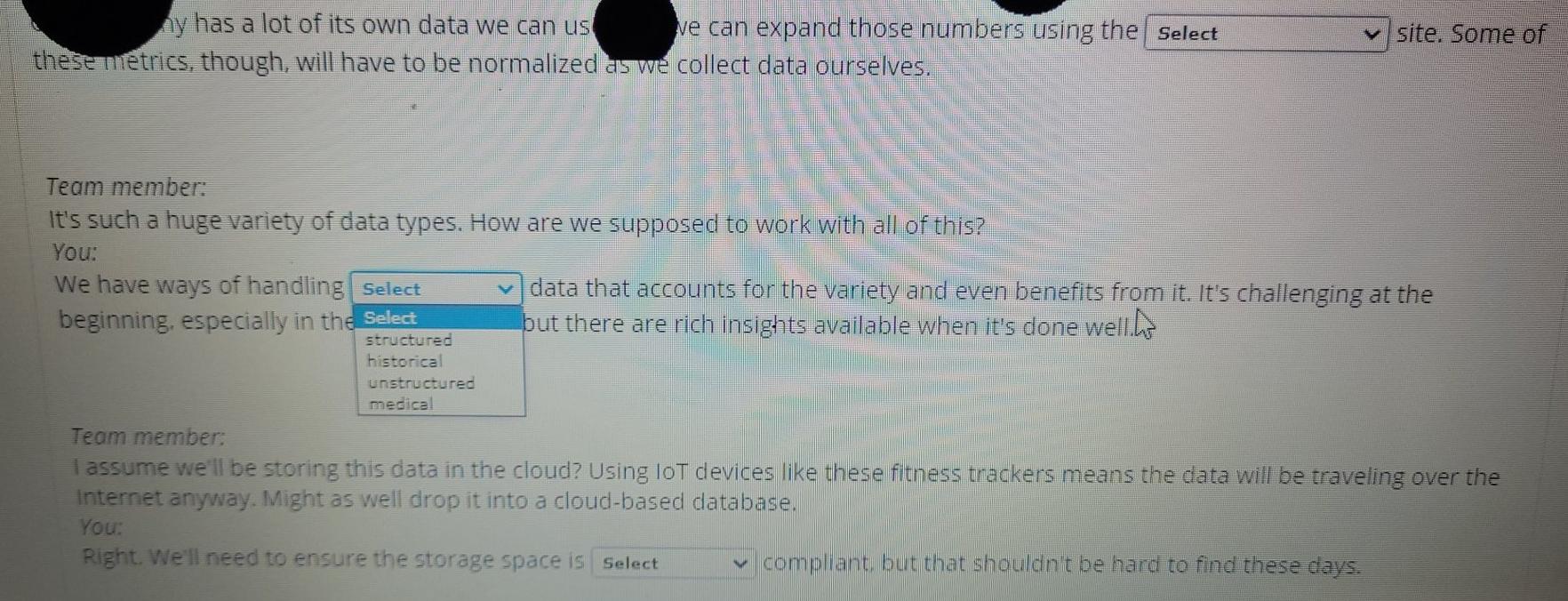 Solved Check My Work Big data collections are so enormous | Chegg.com