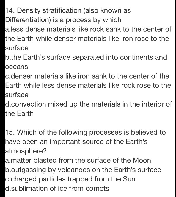 Solved 14. Density stratification (also known as | Chegg.com