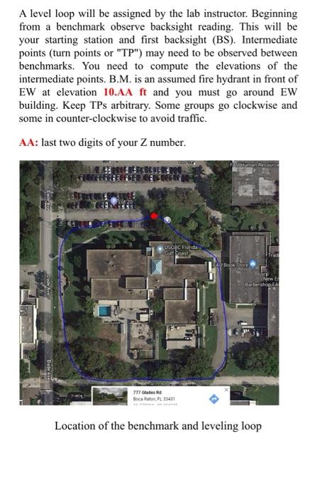 A level loop will be assigned by the lab instructor. | Chegg.com