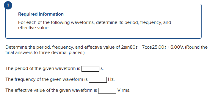 Solved Required informationFor each of the following | Chegg.com