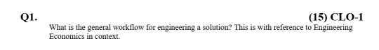 Solved Q1. (15) CL0-1 What is the general workflow for | Chegg.com