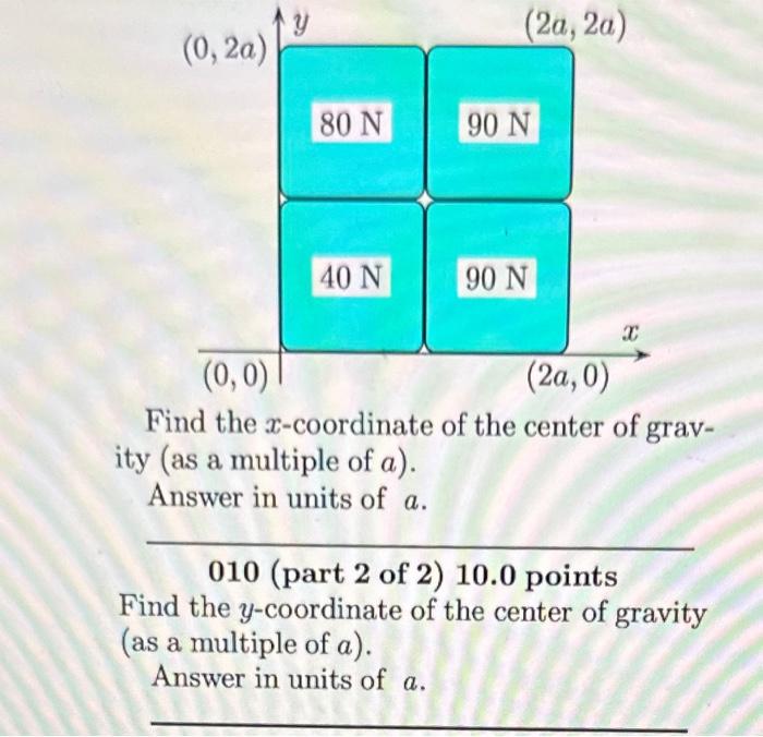 Solved 009 (part 1 of 2 ) 10.0 points A square plate is | Chegg.com