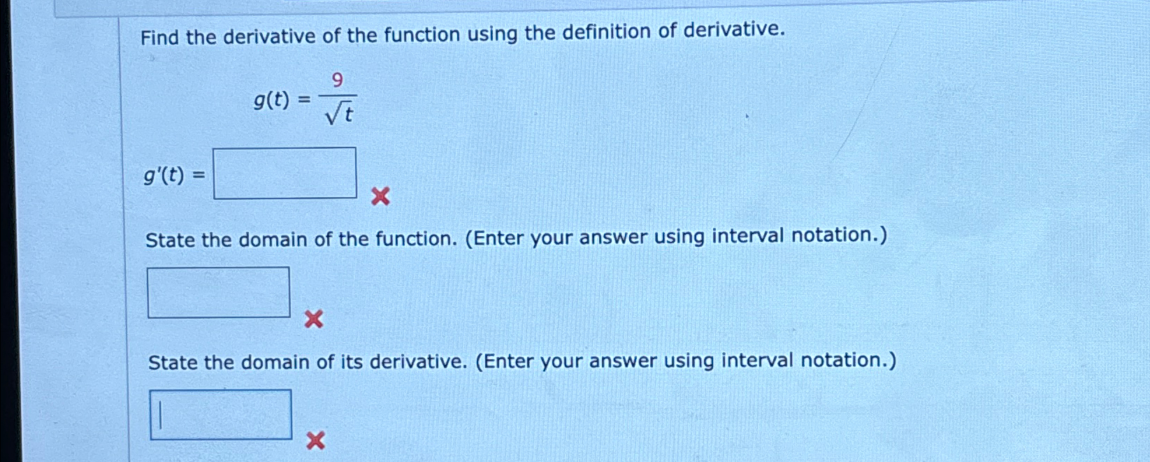 Solved Find the derivative of the function using the | Chegg.com
