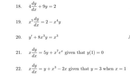 Solved Determine the integrating factor for the following | Chegg.com