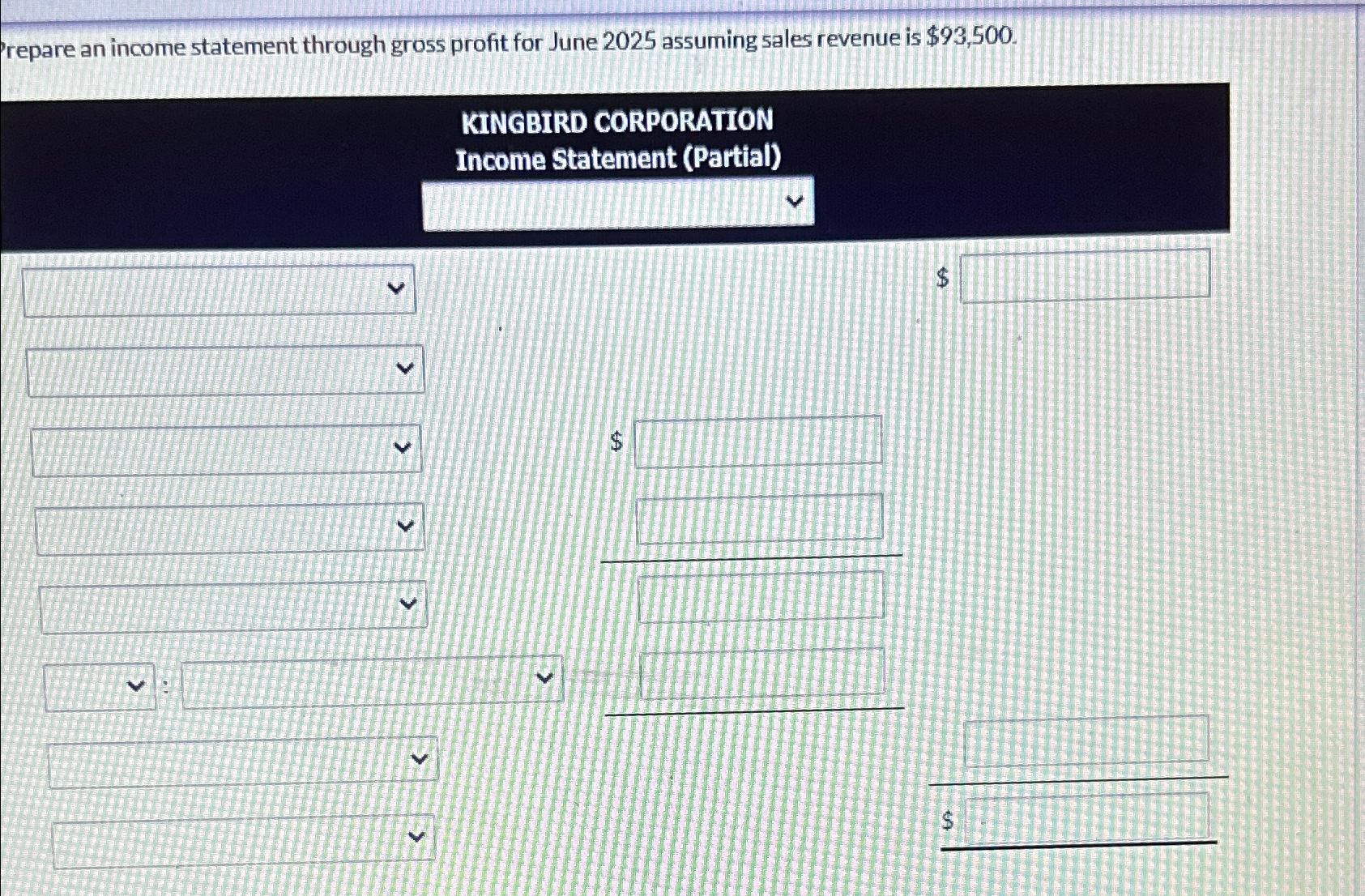 Solved Kingbird Corporation has the following cost records | Chegg.com