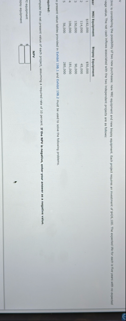 Solved Inic is considering the possibility of two new | Chegg.com