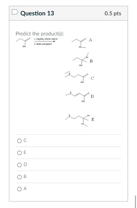 Solved Predict the product(s): Predict the | Chegg.com