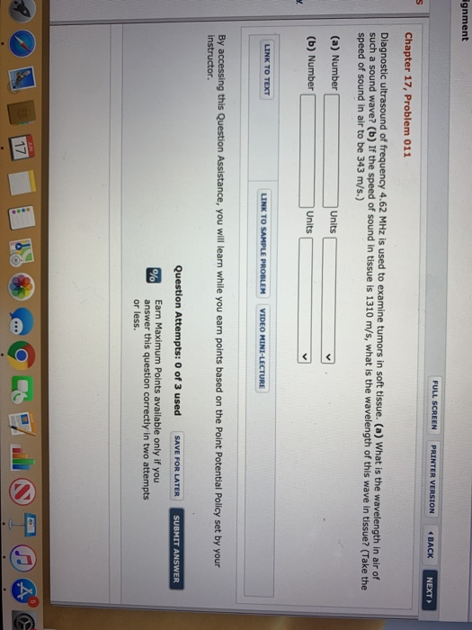 Solved ignment FULL SCREEN PRINTER VERSION 4 BACK NEXT s | Chegg.com