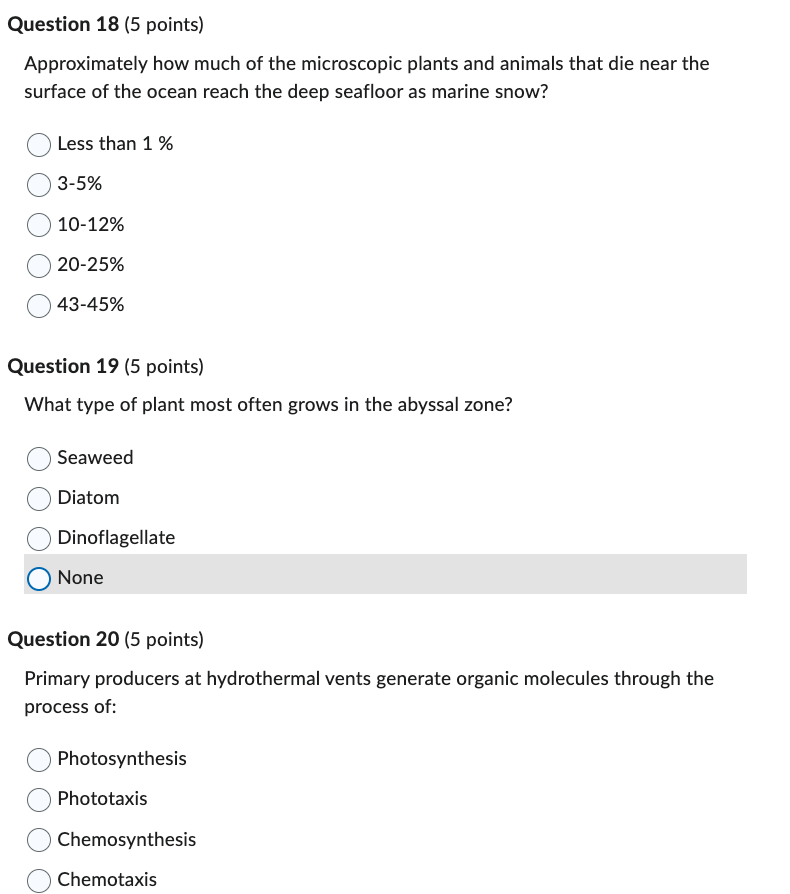 Solved Question 10 (5 ﻿points)The distance measured from | Chegg.com