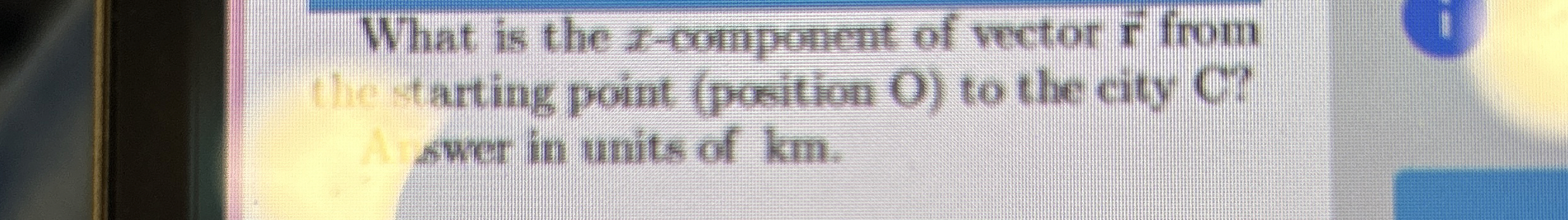 Solved What is the x-component of vector vec(r) ﻿fromtarting | Chegg.com