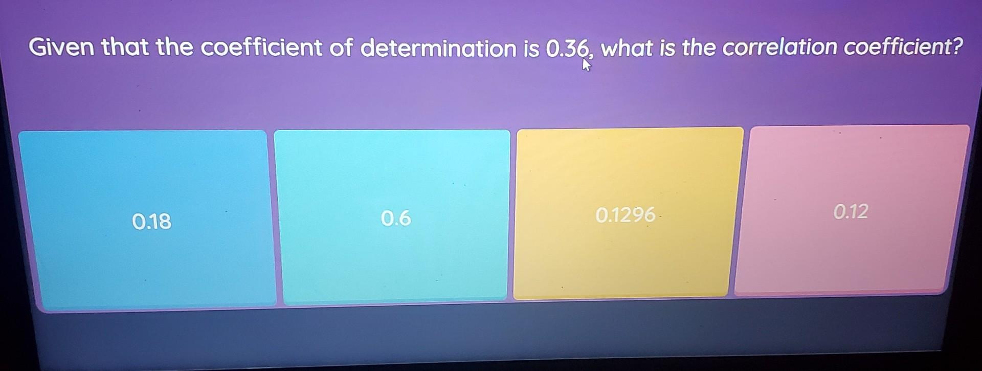 solved-given-that-the-coefficient-of-determination-is-0-36-chegg