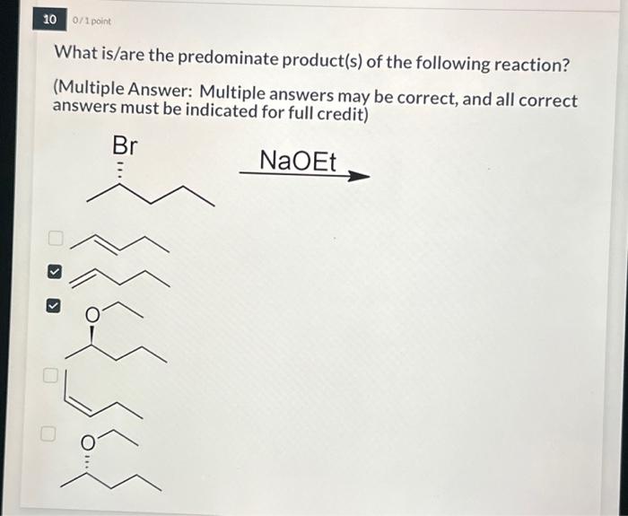 Solved What mechanism(s) will predominate in the following | Chegg.com