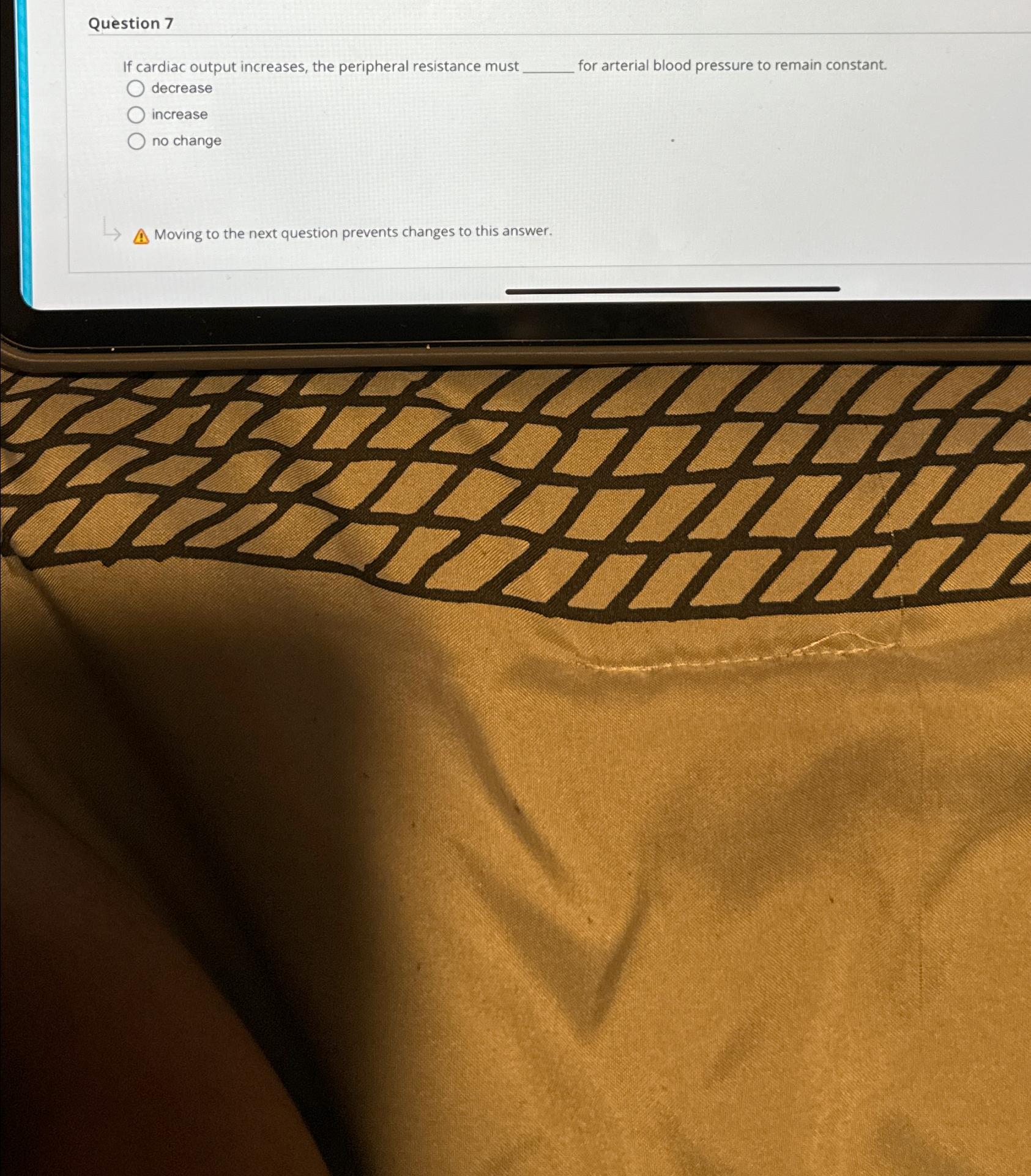 Solved Question 7If cardiac output increases, the peripheral | Chegg.com