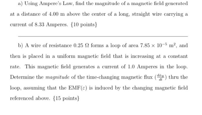 Solved in constants, don't use the second value for mu zero | Chegg.com