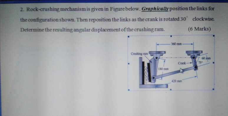 1. Consider the toggle clamp shown in the figure | Chegg.com