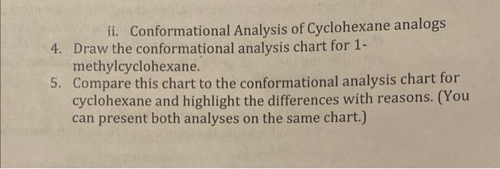 Solved 4. Draw the conformational analysis chart for 1 | Chegg.com