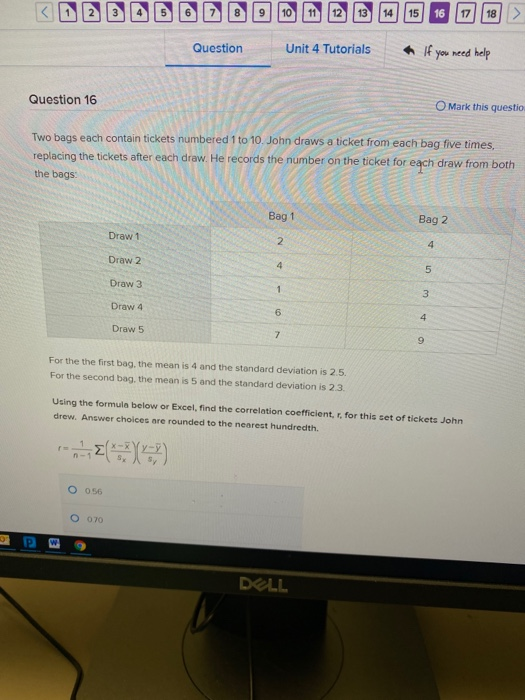 Solved 3 9 10 13 14 15 16 17 Question Unit 4 Tutorials * If | Chegg.com