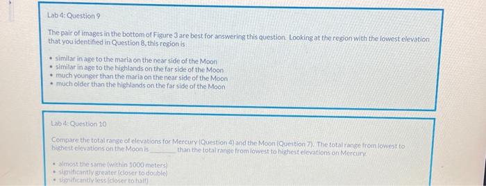 Solved Elevation (m) Clementine Topographic Map of the Moon | Chegg.com