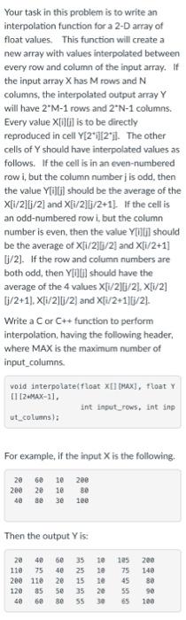 Solved Your task in this problem is to write an | Chegg.com