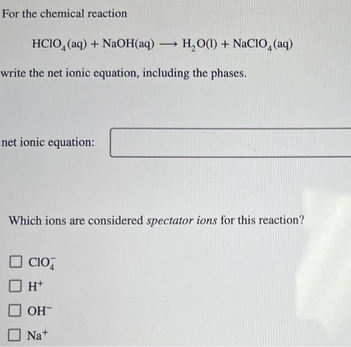 Solved For the chemical reaction | Chegg.com