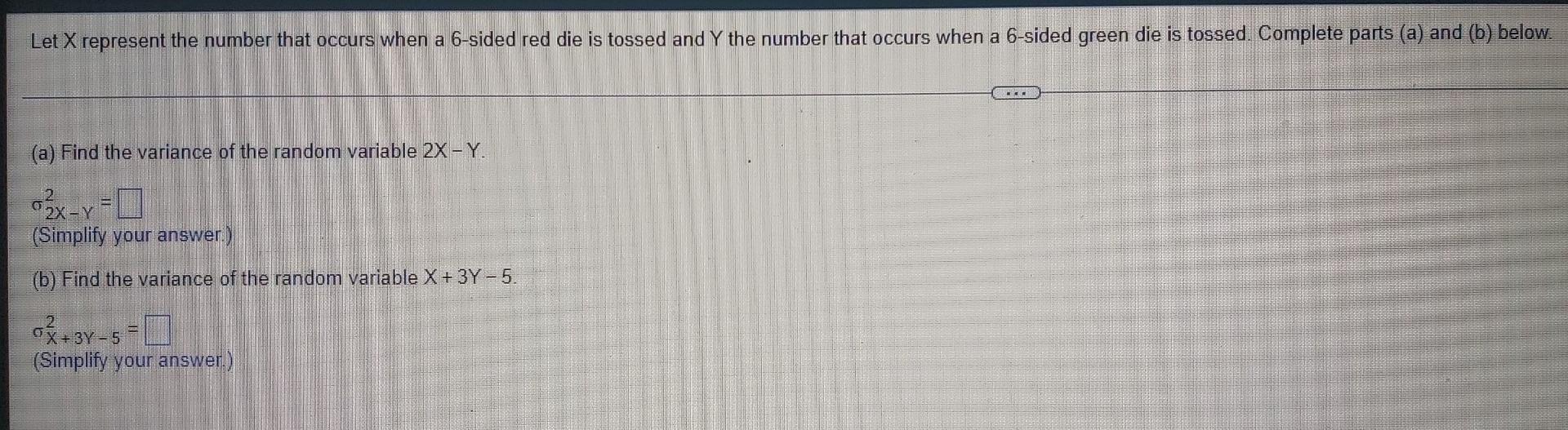 Solved Let X represent the number that occurs when a 6-sided | Chegg.com