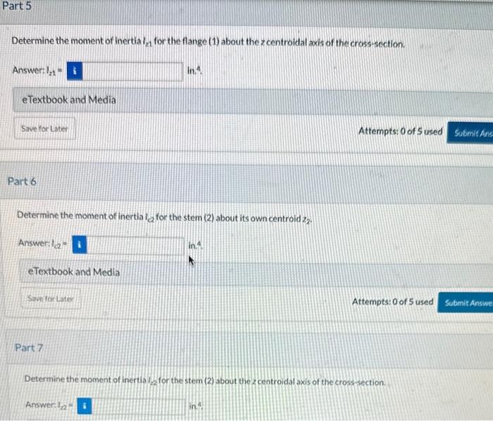 Solved The tee shape shown is used as a short post to | Chegg.com