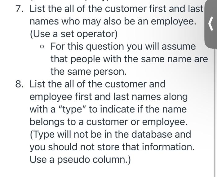 Solved Table name: CUSTOMER \begin{tabular}{|c|c|c|c|c|} | Chegg.com