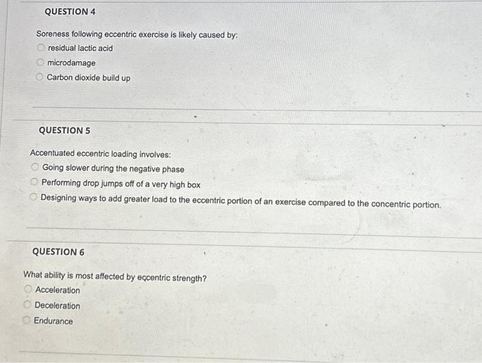 Solved Eccentric muscle actions occur when the muscle force | Chegg.com
