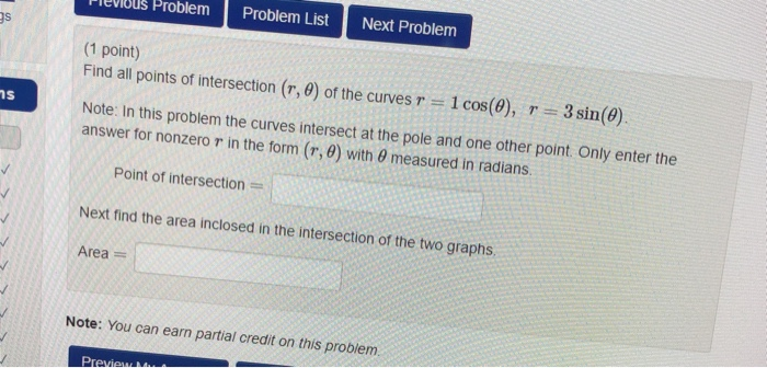 Solved IEVIOUS Problem Problem List Next Problem (1 point) | Chegg.com