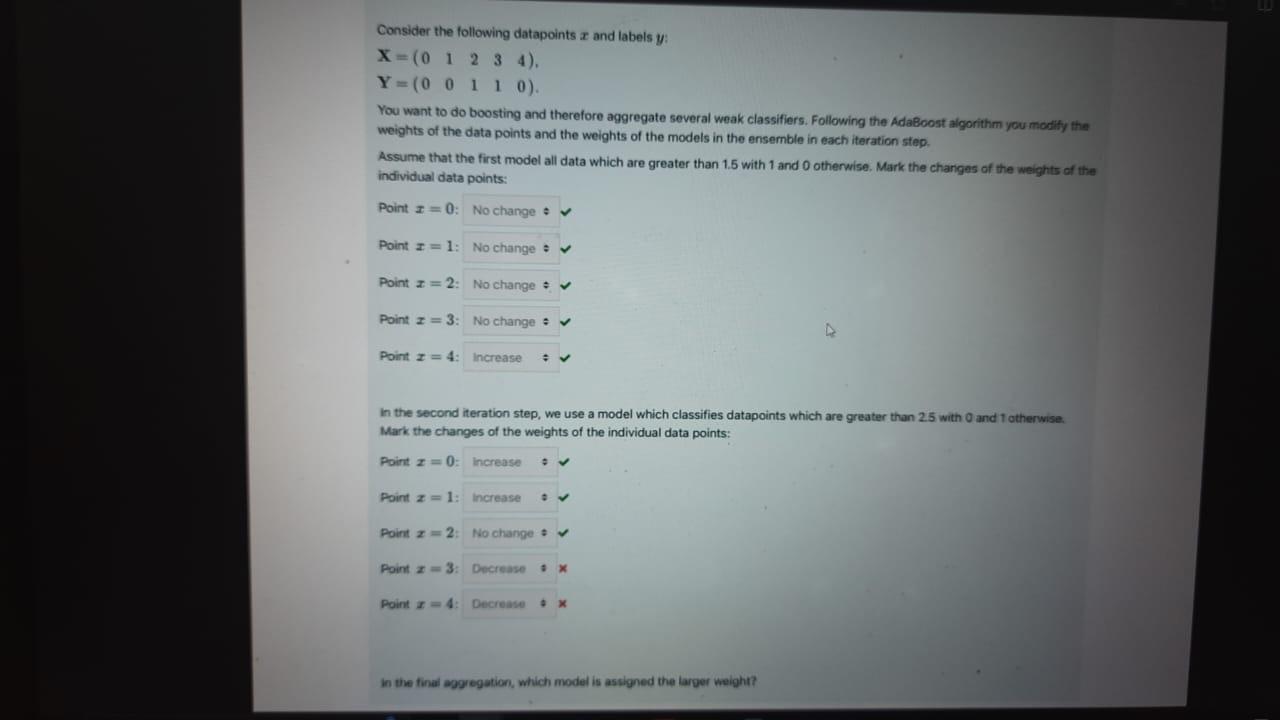 Solved Consider the following datapoints x ﻿and labels y | Chegg.com