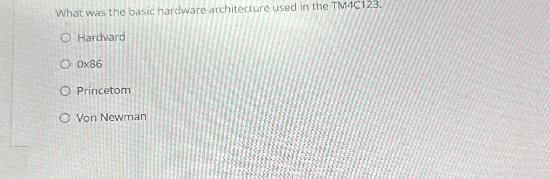 Solved What was the basic hardware architecture used in the | Chegg.com