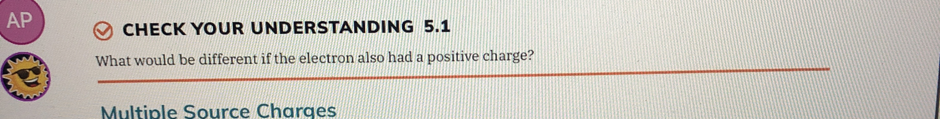Solved CHECK YOUR UNDERSTANDING 5.1What would be different | Chegg.com