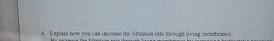 Solved Explain how you can increase the filtration rate | Chegg.com
