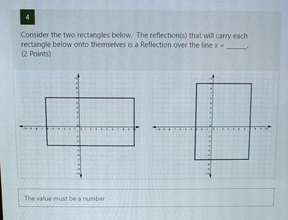 Solved 4 Consider the two rectangles below. The | Chegg.com