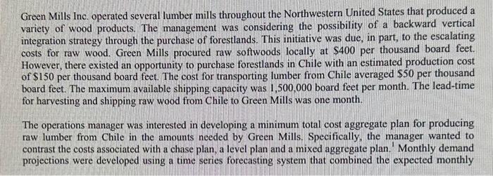 Solved Use excel and show equationssolve using:1. Aggregate | Chegg.com