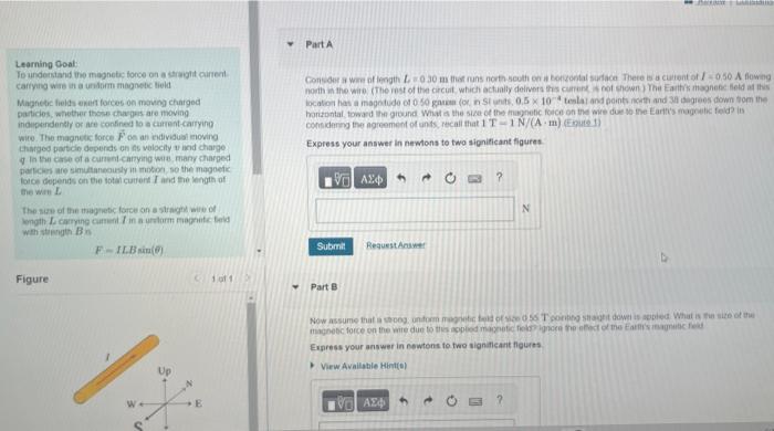 Solved Learning Goal To undentand the magnete force on a | Chegg.com Solved Learning Goal To undentand the magnete force on a | Chegg.com