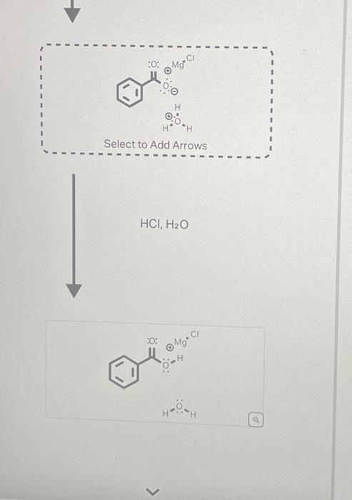 Solved Select to Add Arrows HCl,H2O | Chegg.com