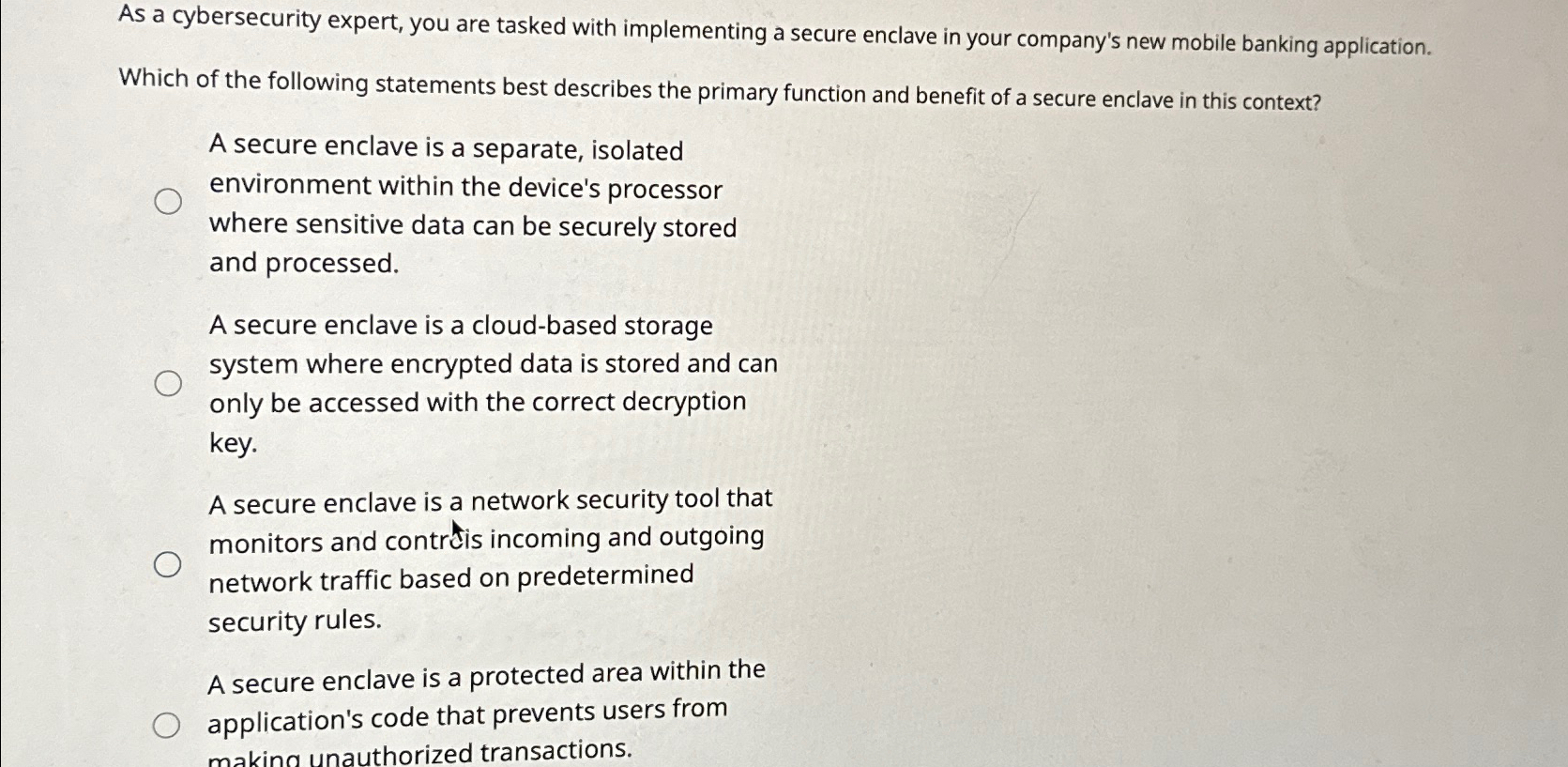 Solved As a cybersecurity expert, you are tasked with | Chegg.com